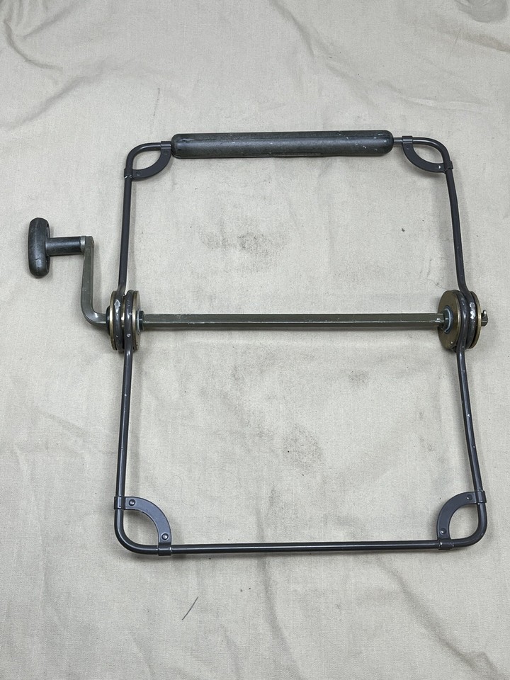 AUTHENTIC USGI RL-39 REELING MACHINE FOR FIELD PHONE COMMUNICATION WIRE ...