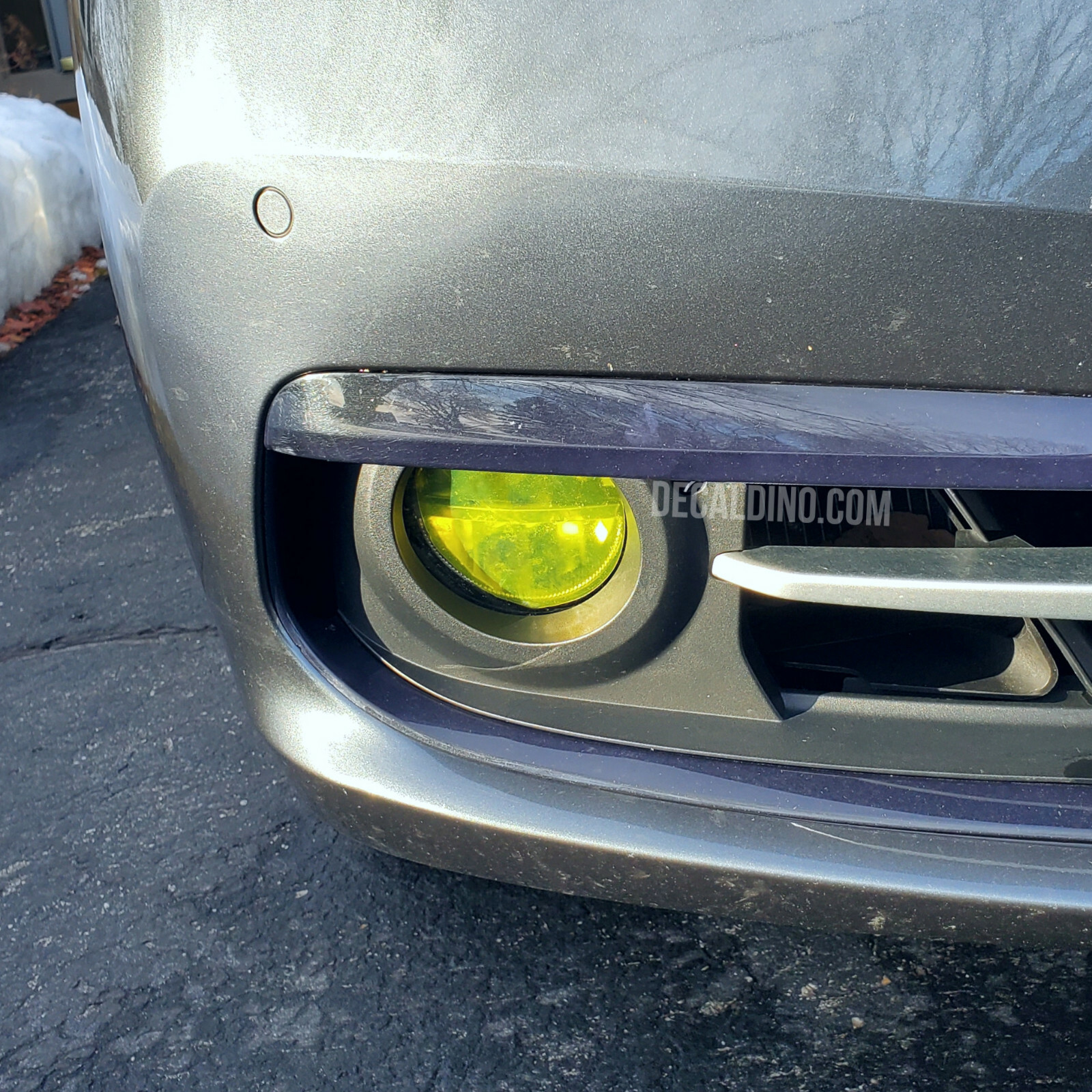 Fits 2015+ BMW M3 M4 F30 3 Series Fog Light Tint Overlay Yellow Smoke LED