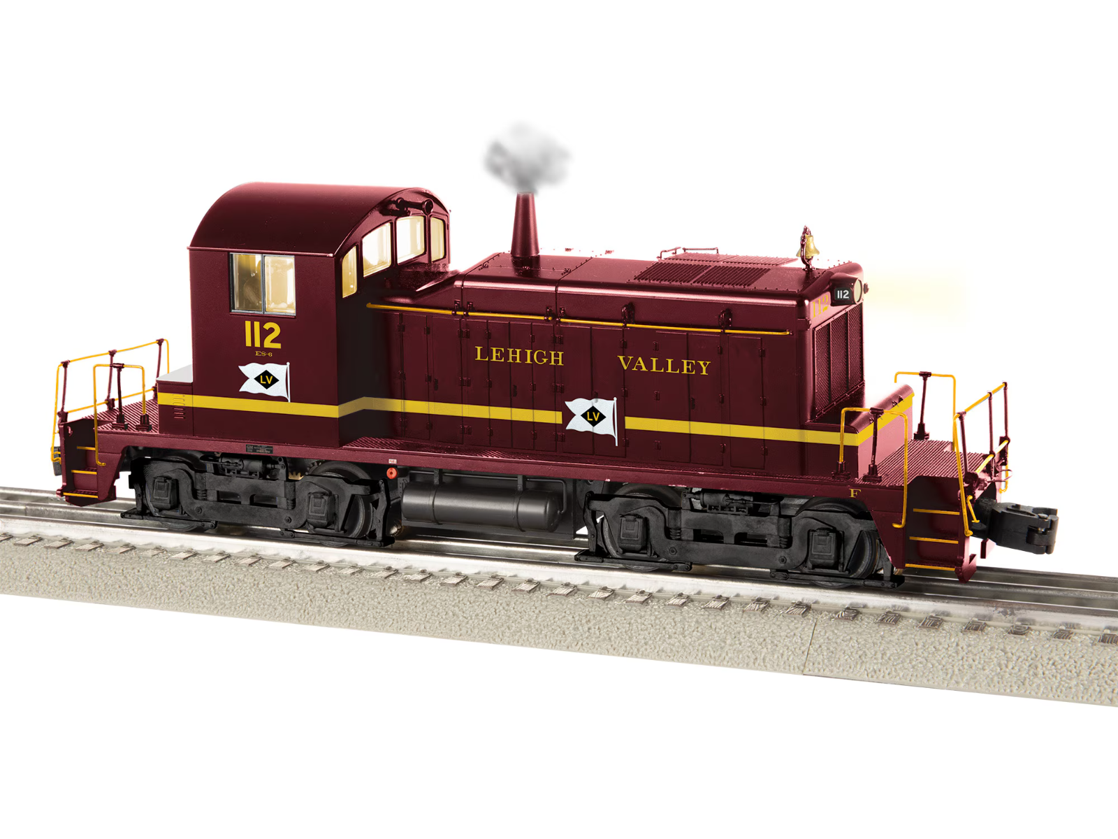 Lionel 2533370 Lehigh Valley SW1 Diesel #112 Legacy Locomotive, O Gauge ...
