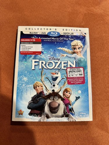 FROZEN 2013 DISNEY BLU-RAY/DVD TARGET BONUS DISC EDITION OOP BRAND NEW ...