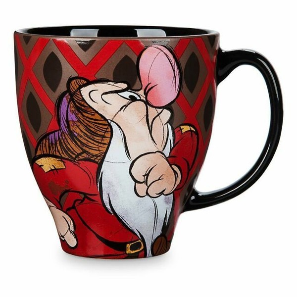 Disney Grumpy Pattern Mug Brown 8 Oz. Snow White and The 7 Dwarfs for ...