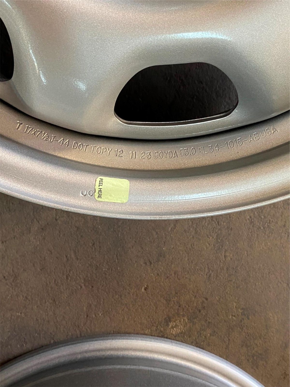 Set of 4 OEM Takeoff '05-'25 Ford F-150 17" Powder Coat Silver Steel ...