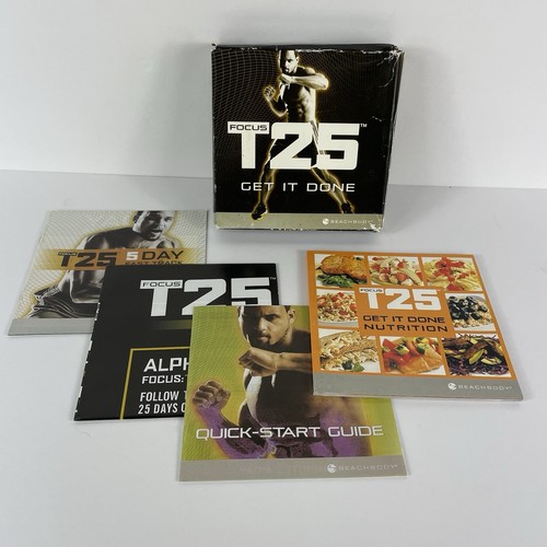 FOCUS T25 Alpha + Beta Workout 10 Disc DVD Set Beachbody | eBay