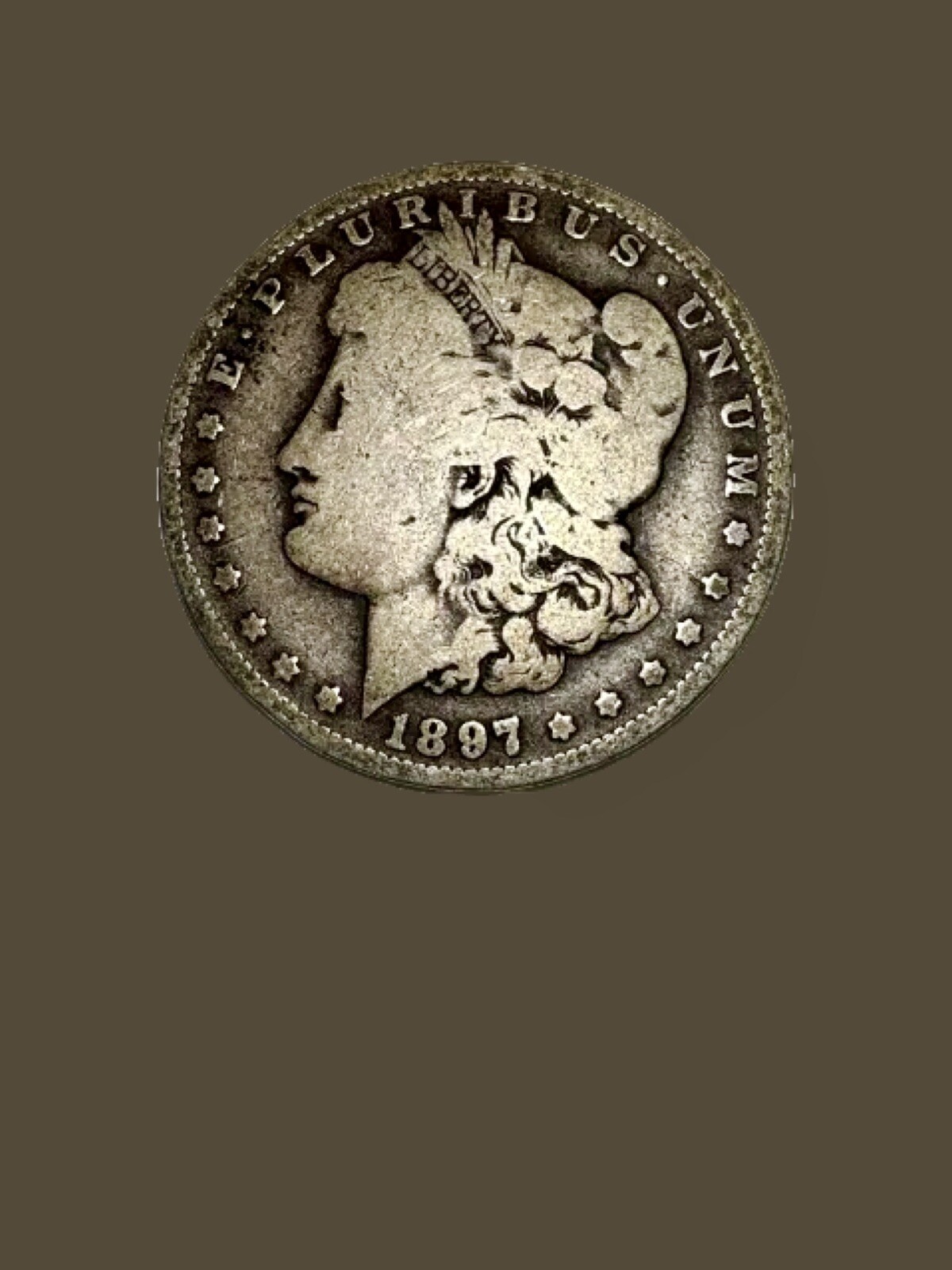 1897 O MORGAN SILVER DOLLAR NICELY CIRCULATED (VF) Very Fine. Details ...