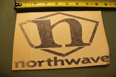 NORTHWAVE N snowboard mountain winter LARGE ~8" Vintage SKI WINDOW ...