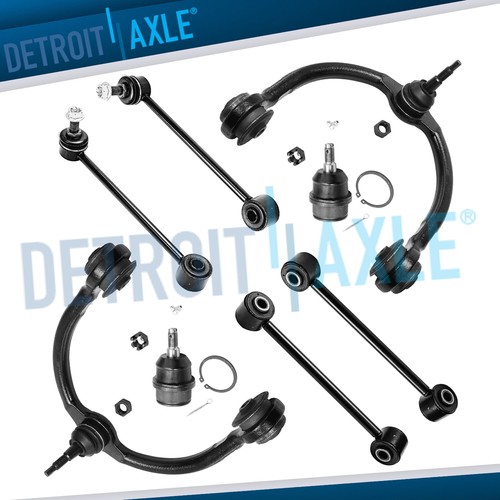 8pc Front Suspension Upper Control Arm for 05-10 Jeep Commander Grand ...