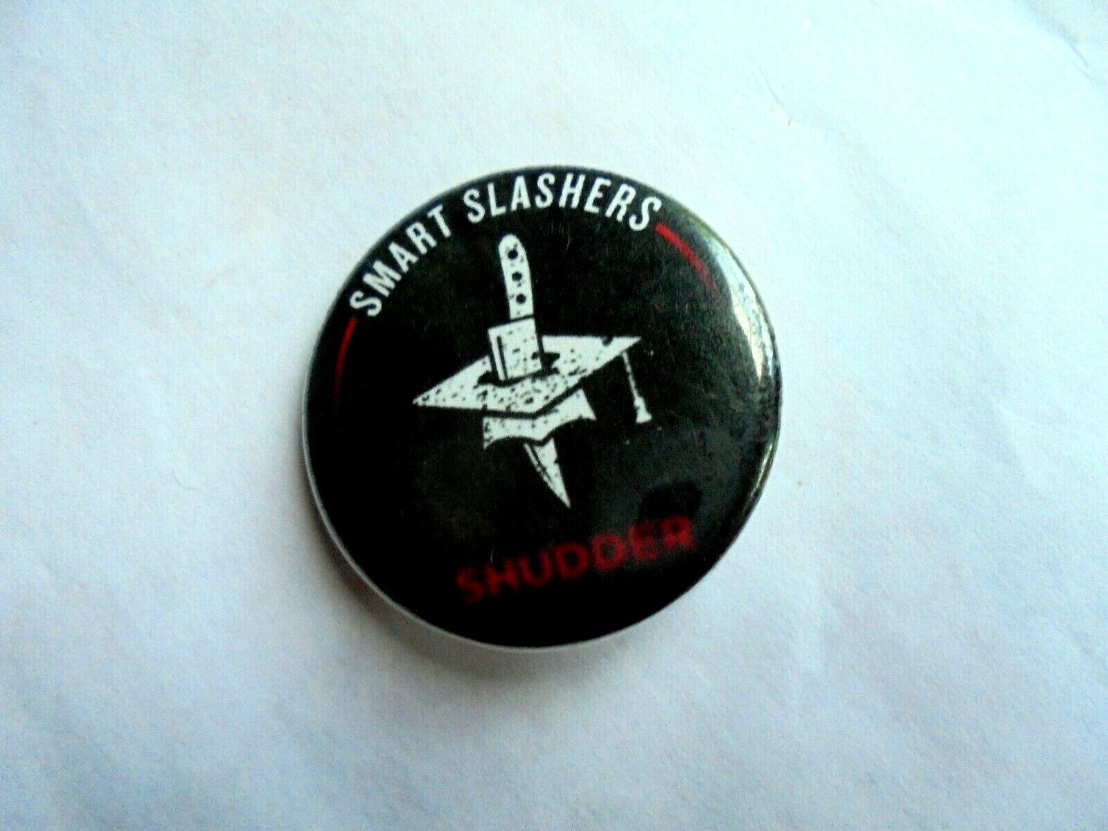 Cool Shudder TV Television Smart Slashers Advertising Promo Pinback | eBay