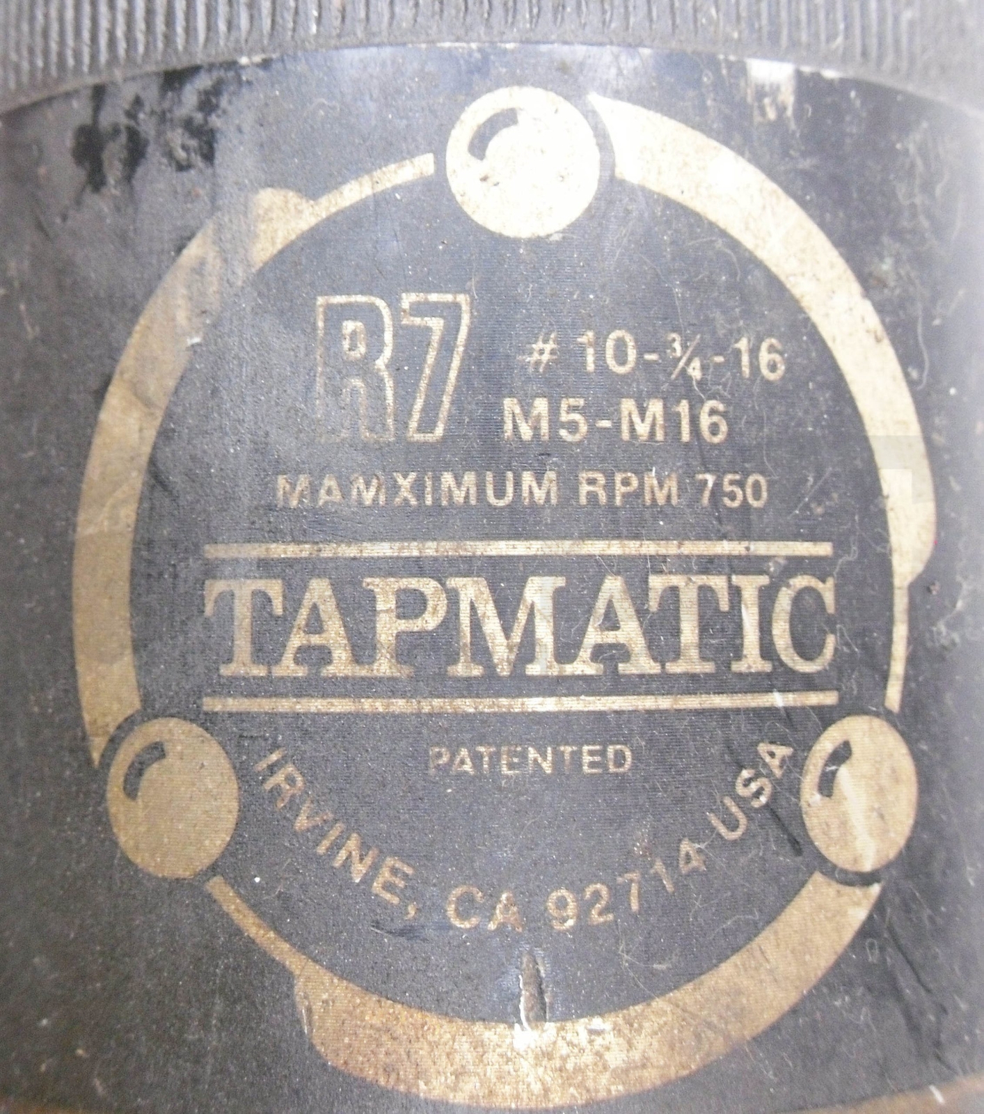 TAPMATIC R7 TAPPING HEAD #10-3/4-16 M5-M16 750RPM | eBay