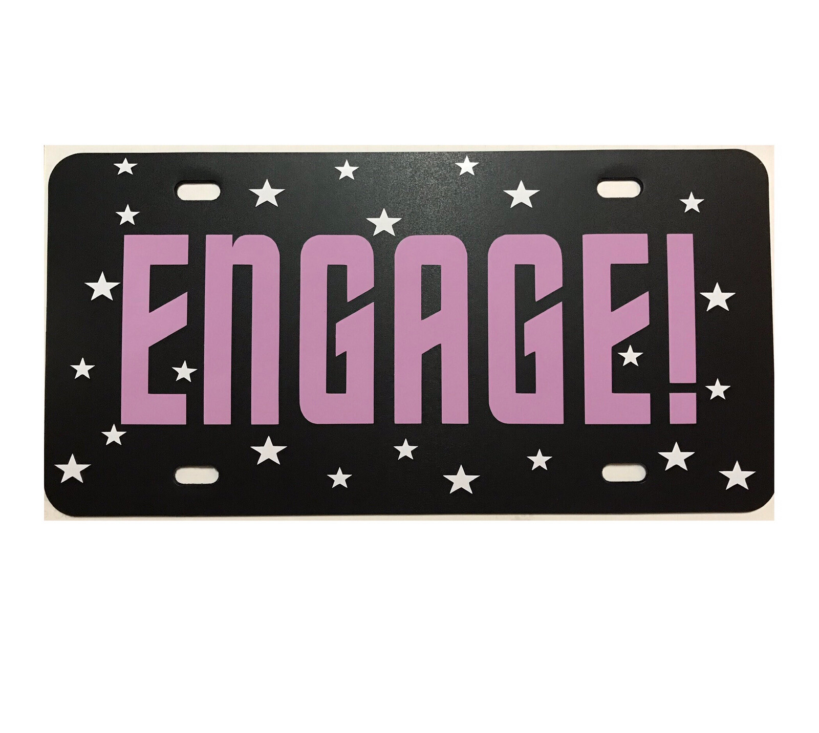 Star Trek License Plate Engage Next Generation Discovery Picard Car Tag ...