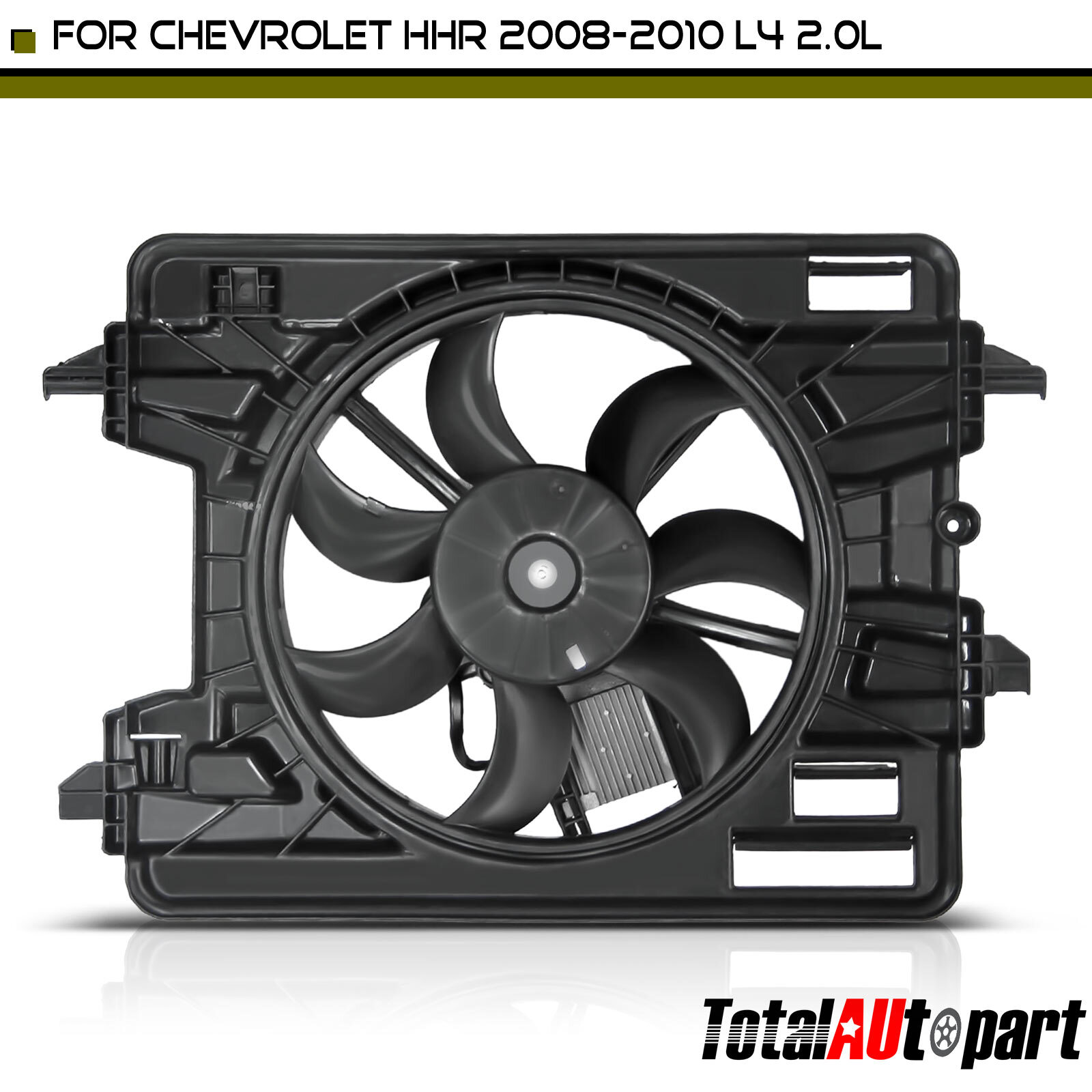 Cooling Fan Assembly with Controller & Shroud for Chevrolet HHR 08-10 ...