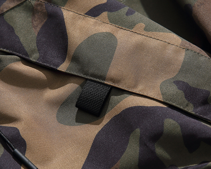 Men Camouflage Jacket Parka Army Pullover Pocket Coat Hooded Tops | eBay