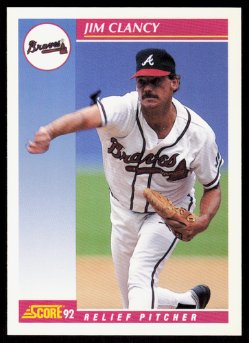 1992 Score 627 Jim Clancy Atlanta Braves | eBay