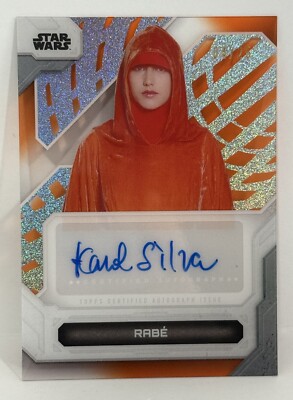 2024 Topps High Tek Star Wars Karol Cristina Da Silva As Rabe Auto ...