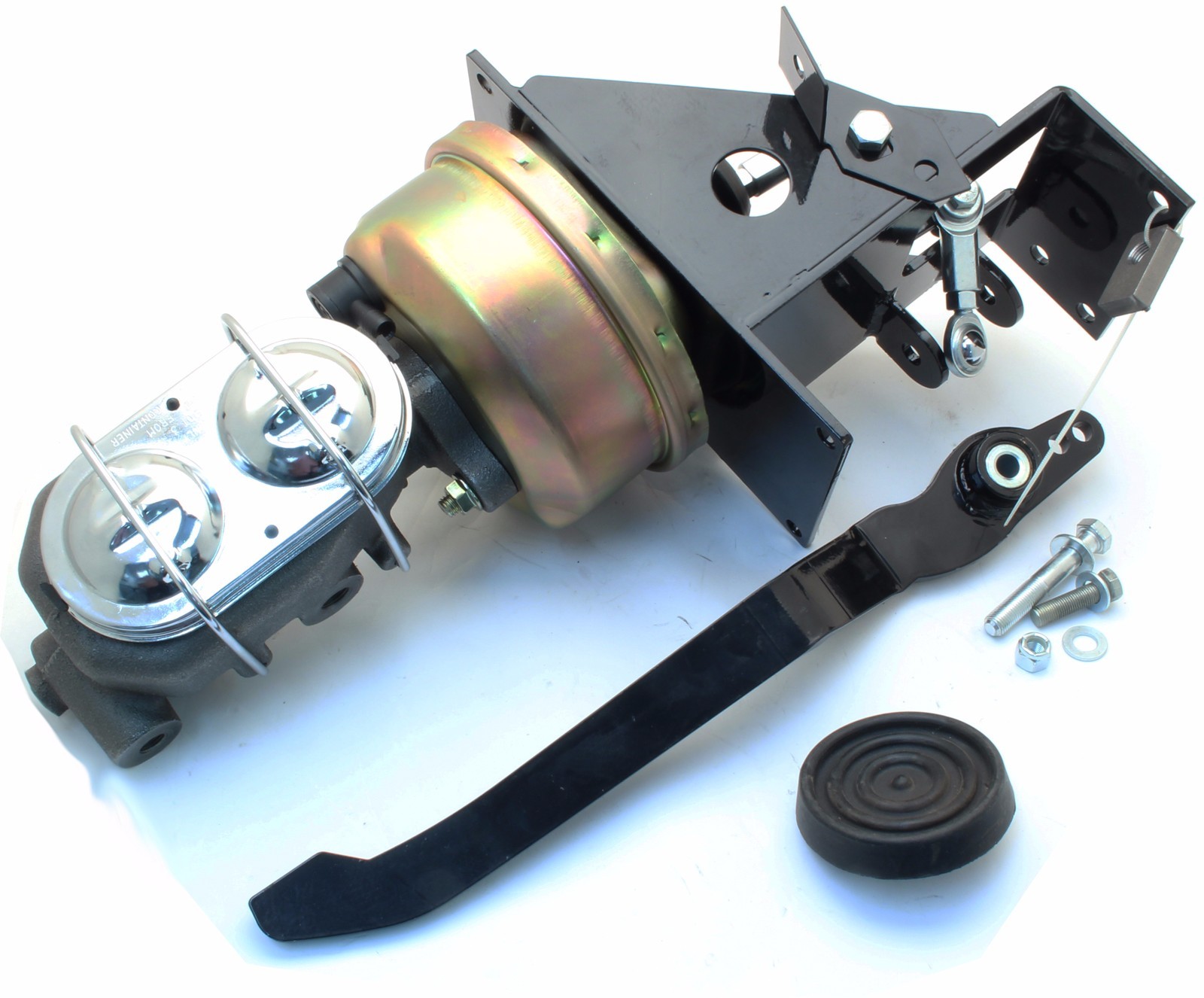 Universal 90 Degree Under Dash Power Brake Booster Pedal & Master ...