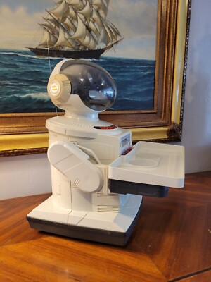 Radio Shack Robie Sr Robot With Remote and Tray - Untested | eBay