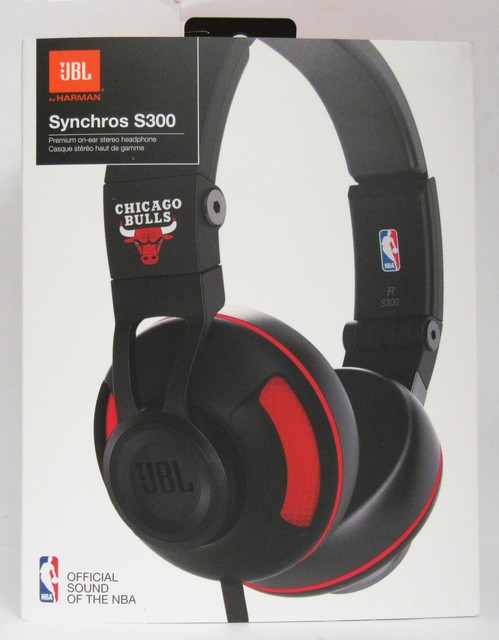 JBL S300 Chicago Bulls Premium On-ear Stereo Headphones With Universal ...