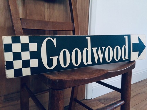 Goodwood Race Circuit Sign Vintage Style Festival Of Speed Memorabilia ...