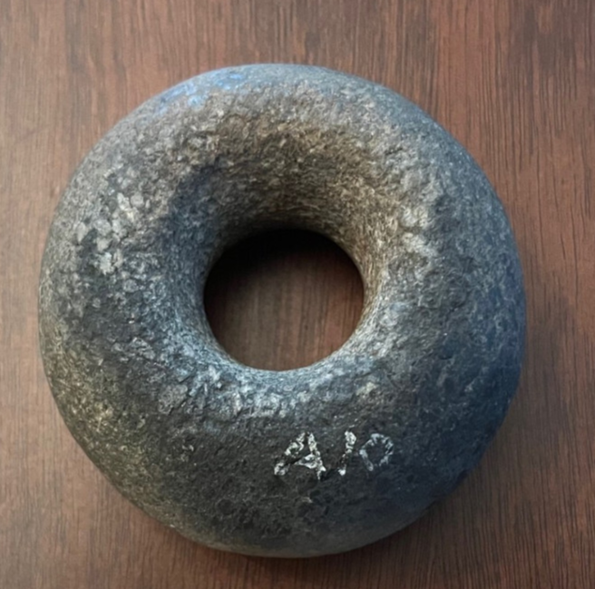 G9 Native American Mace Head/Donut Stone w/ Jackson COA - Artifact ...