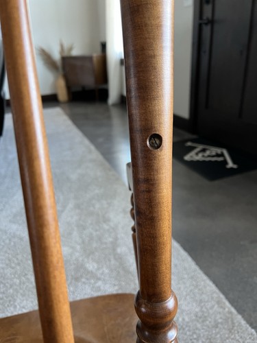 Tell City Chair Co Rocking Chair Hard Rock Maple Farmhouse Key Hole ...