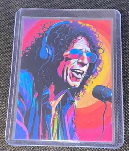 Howard Stern Custom Color Pop Holofoil Refractor Card | eBay