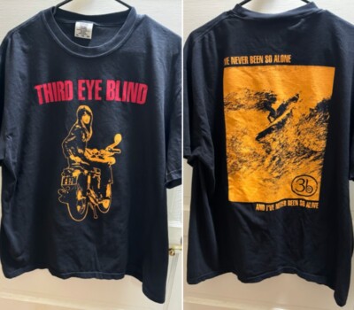 Third Eye Blind 3EB Motorcycle Drive 2 side black short sleeve T shirt ...
