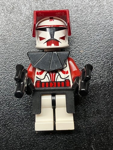RARE Lego Star Wars Misprint Commander Fox Phase 1 Minifigure sw0202b ...