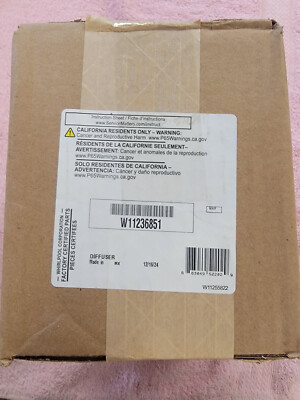 BRAND NEW Whirlpool Fridge Damper Asmbly W11236851 (PS12584010) | eBay