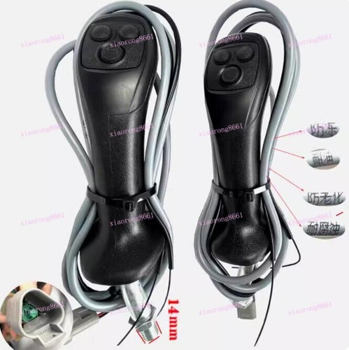 1 Pair For Wood Timber Grab Excavator Hydraulic 3 Button Joystick ...