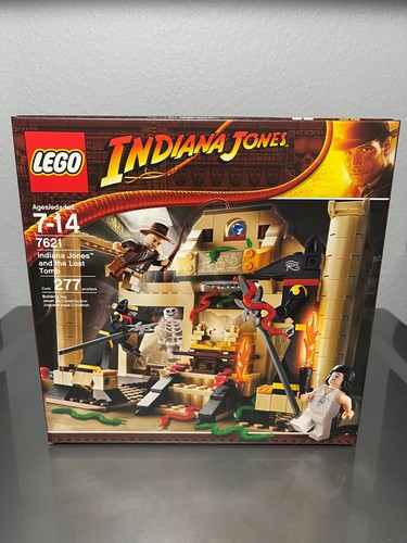 LEGO 7621 INDIANA JONES AND THE LOST TOMB 277 PIECES NEW UNOPENED BOX ...