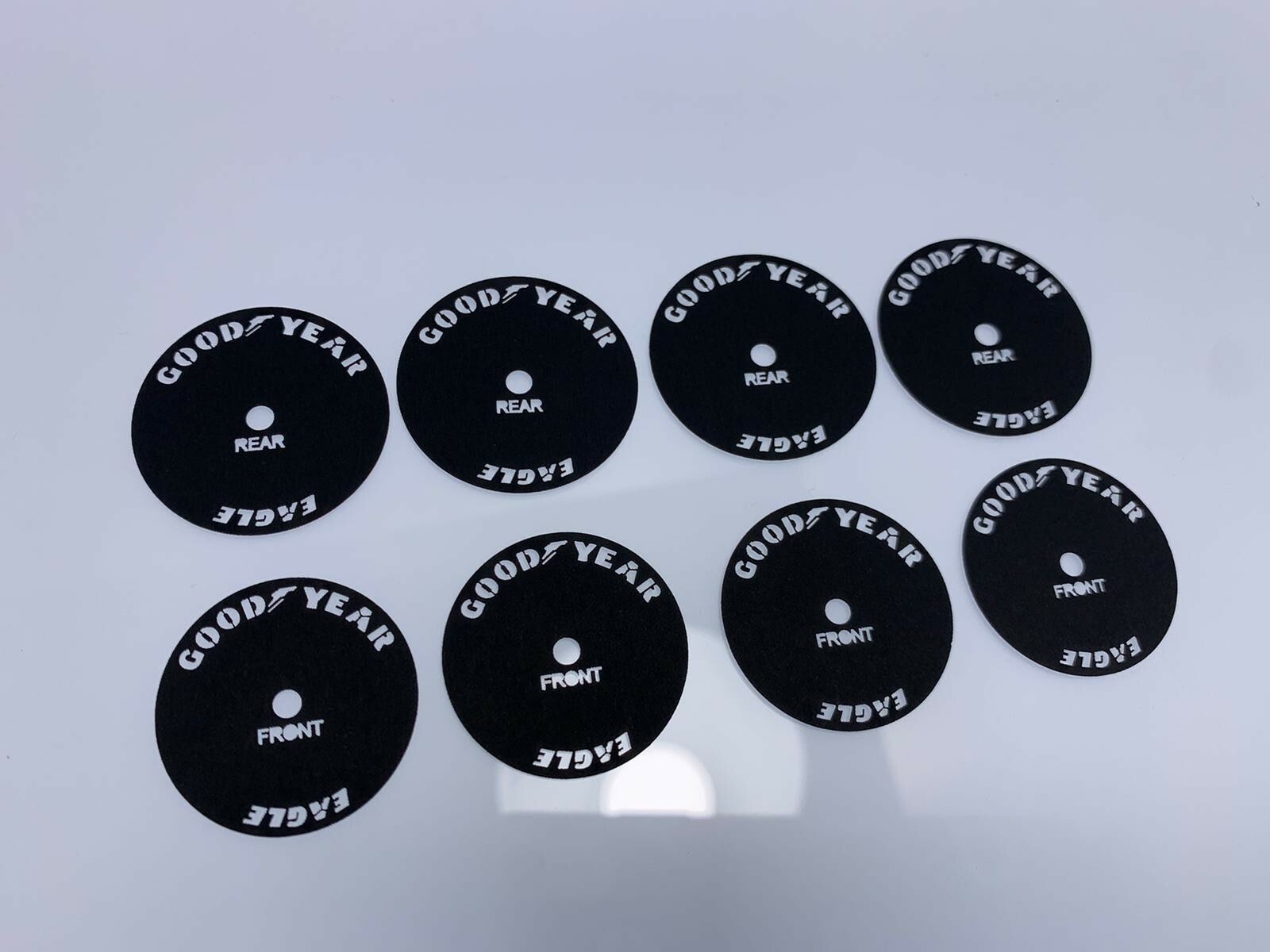 1/20 Goodyear Eagle Tyre Tire Stencils Templates Tamiya Revell Fujimi ...