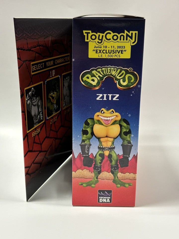 Premium DNA Toys 6" Battletoads Zitz Toycon Exclusive Variant Action ...