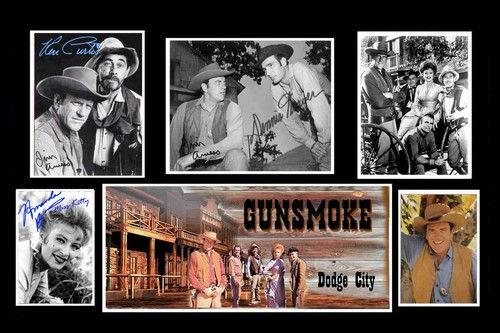 Set of 3 Vintage Old West cowboy TV and Movie Art Collage Posters Print ...