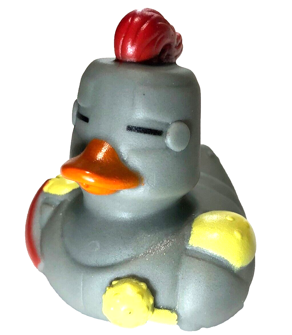 Medieval Rubber Duckies 4 Ducks With Mohawks, Unique Rubber Ducks,