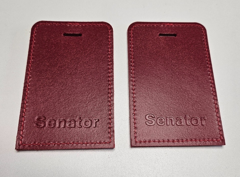 Lufthansa Senator luggage tags | 2 pieces | red | Star Alliance Gold ...