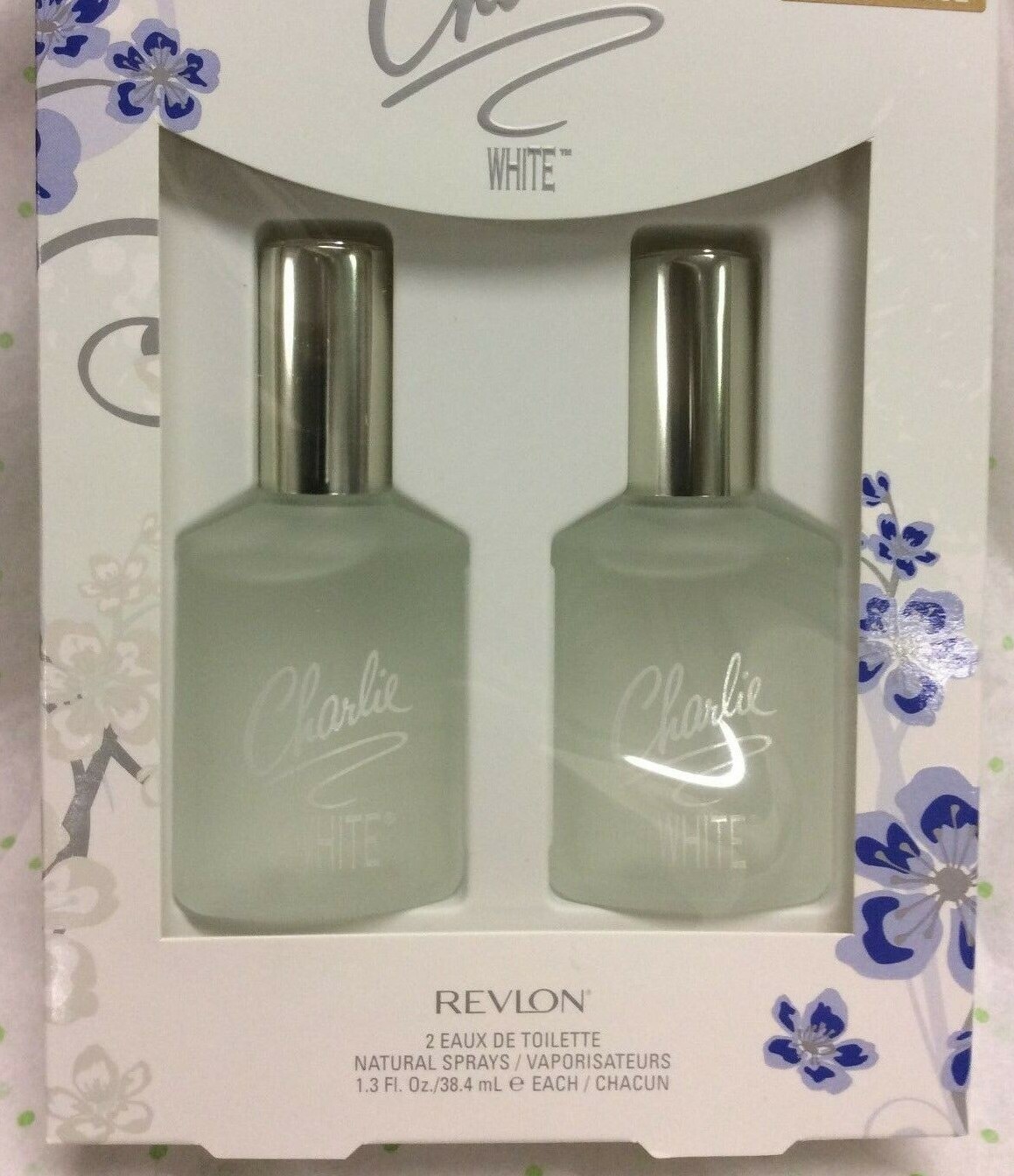 Charlie White By Revlon 2 Eaux De Toilette Natural Sprays Set 1.3 Fl ...