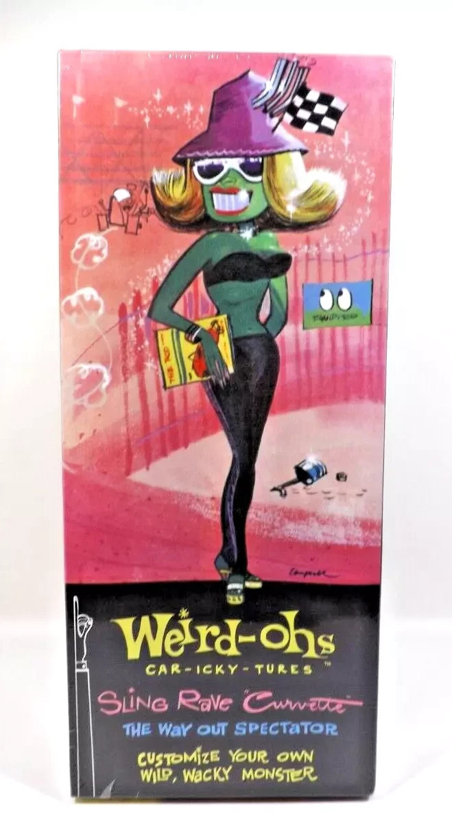 Hawk Classics Weird-Ohs Sling Rave Curvette Way Out Spectator Model Kit ...