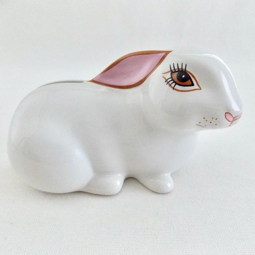LYNN CHASE WHITE RABBIT PIGGY BANK FOR NEIMAN MARCUS | eBay