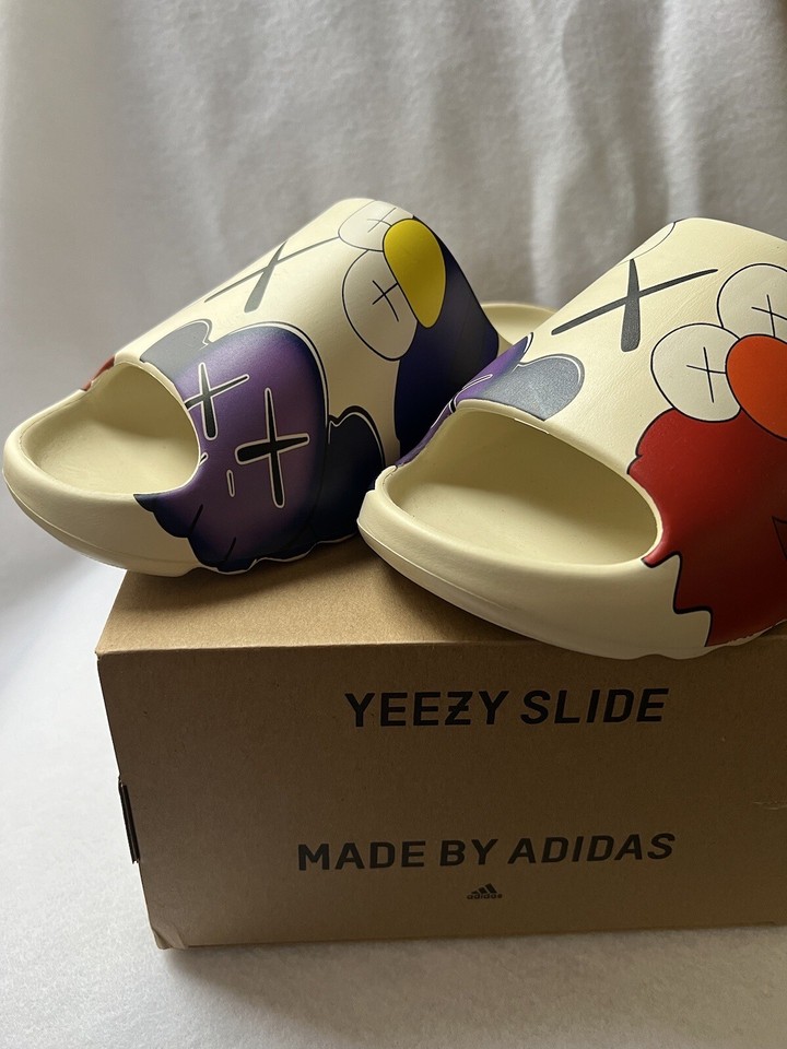 Yeezy Adidas Slides Sandals Kanye West Sneakers 9.5 Elmo and Cookie ...