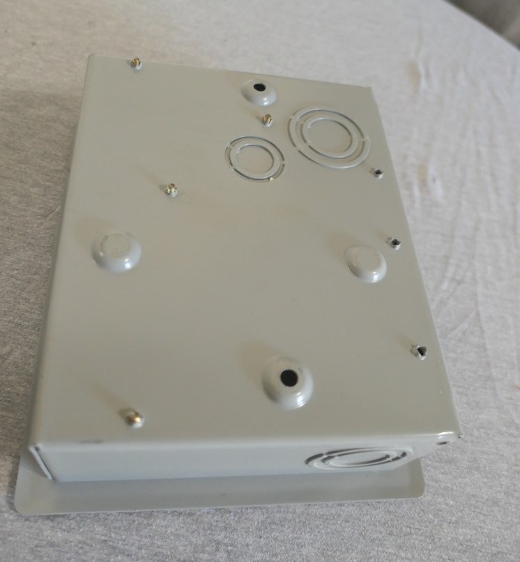 NEW 9" H x 3" D x 7.25" W Steel Moisture Proof Electrical Circuit ...