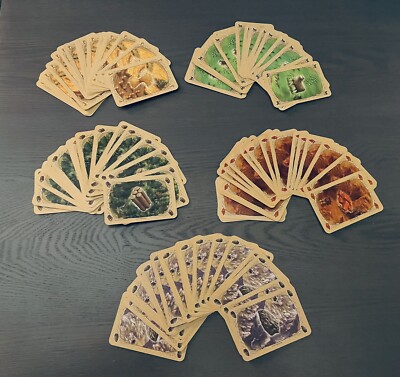 Catan | Complete Set of All Resource Cards | Official Replacement Game ...