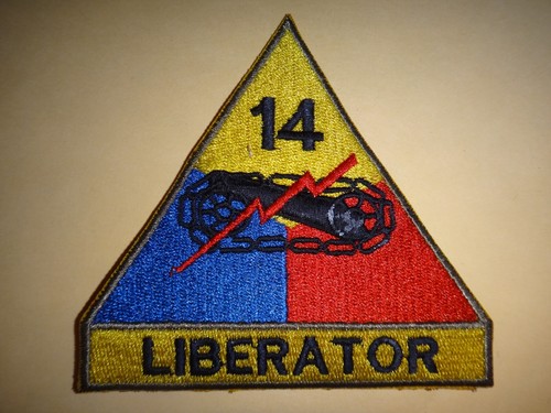 US Army Patch 14th ARMORED Division with Tab LIBERATOR | eBay