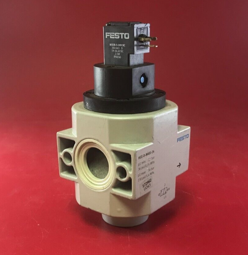 FESTO HEE-D-MAXI-24 INDUSTRIAL CONTROL SYSTEMS ON-OFF VALVE (1PC) | eBay