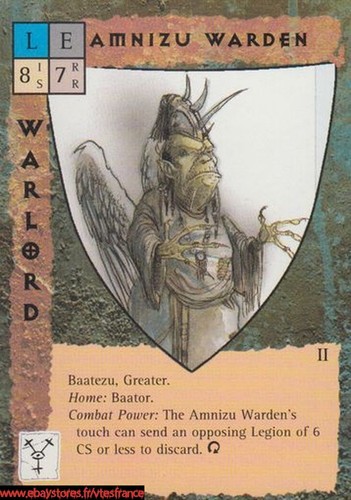 Amnizu Warden / 2nd Print Blood Wars CCG | eBay