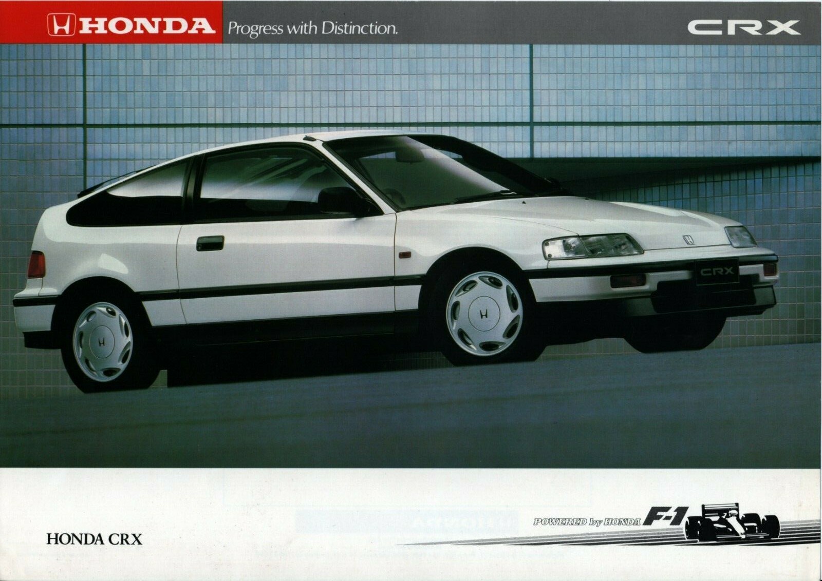 1989 HONDA CRX 1.6 Litre DOHC 16 VALVE PGM-F1/PGM-1G 2 Pg Car Sales ...