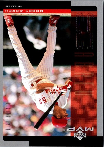2001 Upper Deck MVP Bobby Abreu #288 Philadelphia Phillies Baseball ...