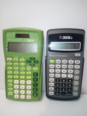 TEXAS INSTRUMENT Calculators TI 30XIiS and TI 30Xa | eBay
