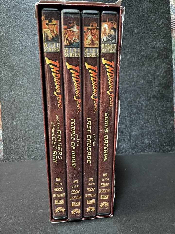 Indiana Jones - The Adventure Collection (DVD, 2003, 4-Disc Set ...