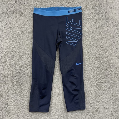 Nike Pro Hypercool Leggings Women’s Small Blue Capri Dri-Fit Training Athletic | eBay