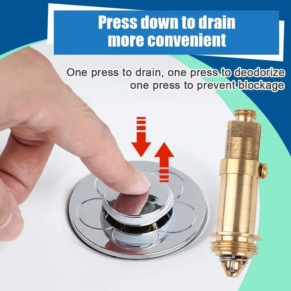 Basin Waste Pop Up Internal Spring Mechanism Click Clack Spring Unit ...