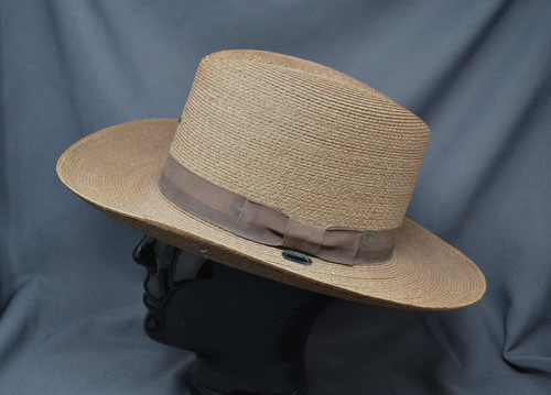 Vintage Stratton Straw Summer Hat Trooper Sheriff Patrol Law ...